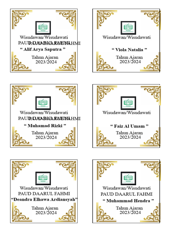 Stiker Piala | PDF