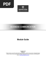 MANCOSA Referencing Guide Dated 01102021 | PDF | Citation | Publishing