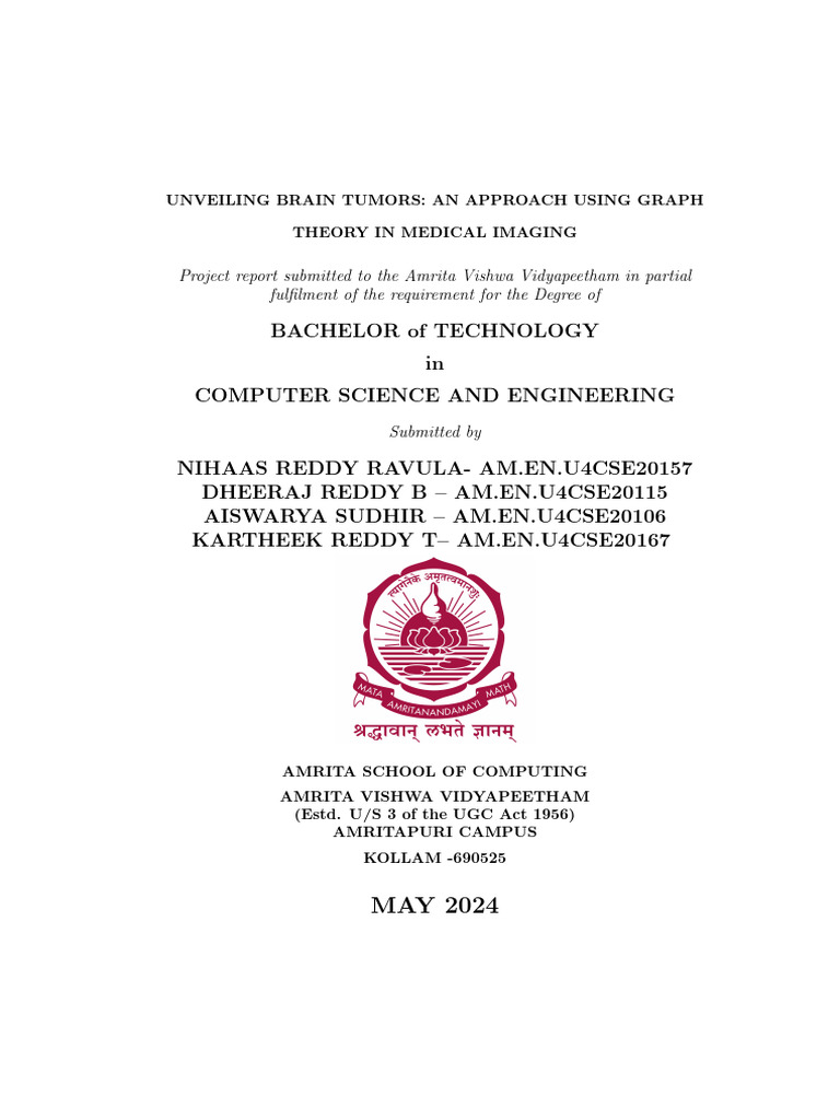 B4 Final Report | PDF | Receiver Operating Characteristic | Graphics Processing Unit