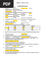 DOW Past Papers | PDF