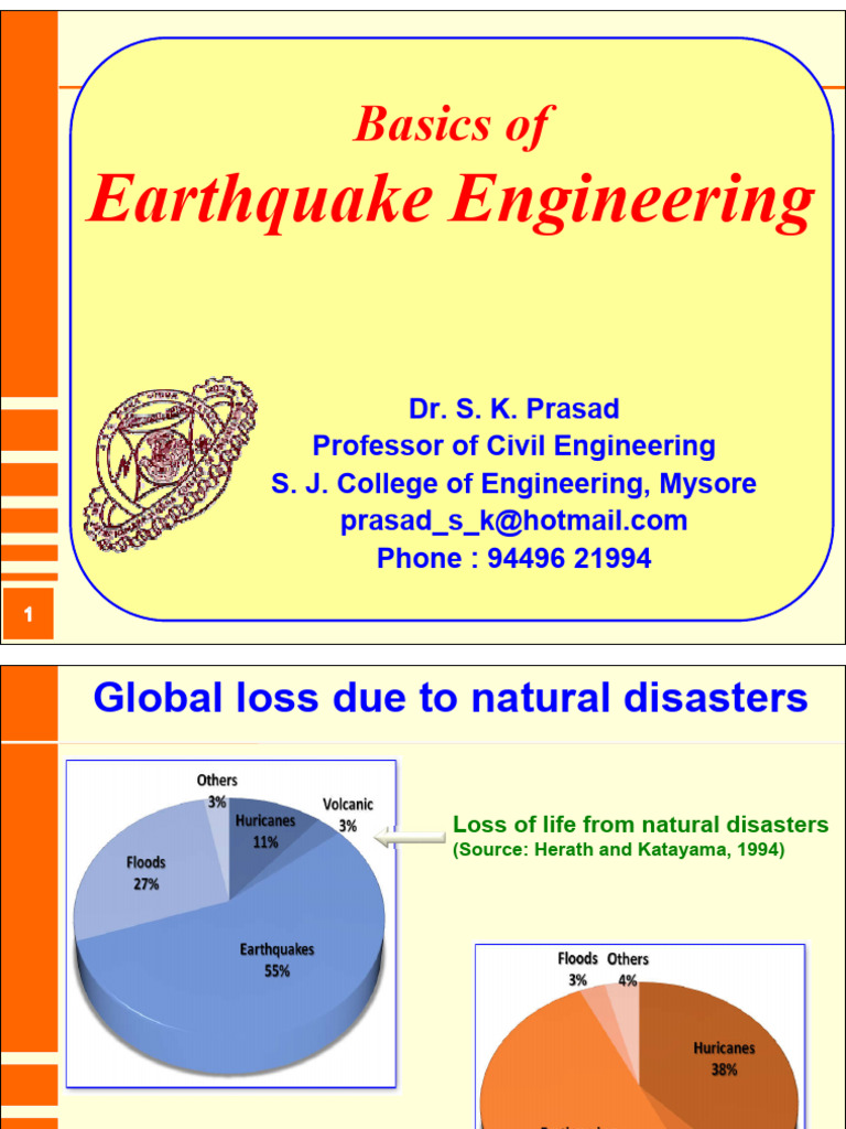 02 Basics of Earthquake Engineering | PDF | Earthquakes | Moment ...