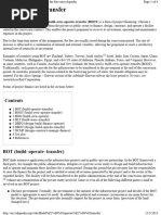 Bot, Boot, Dbfot | PDF | Public–Private Partnership | Project Finance