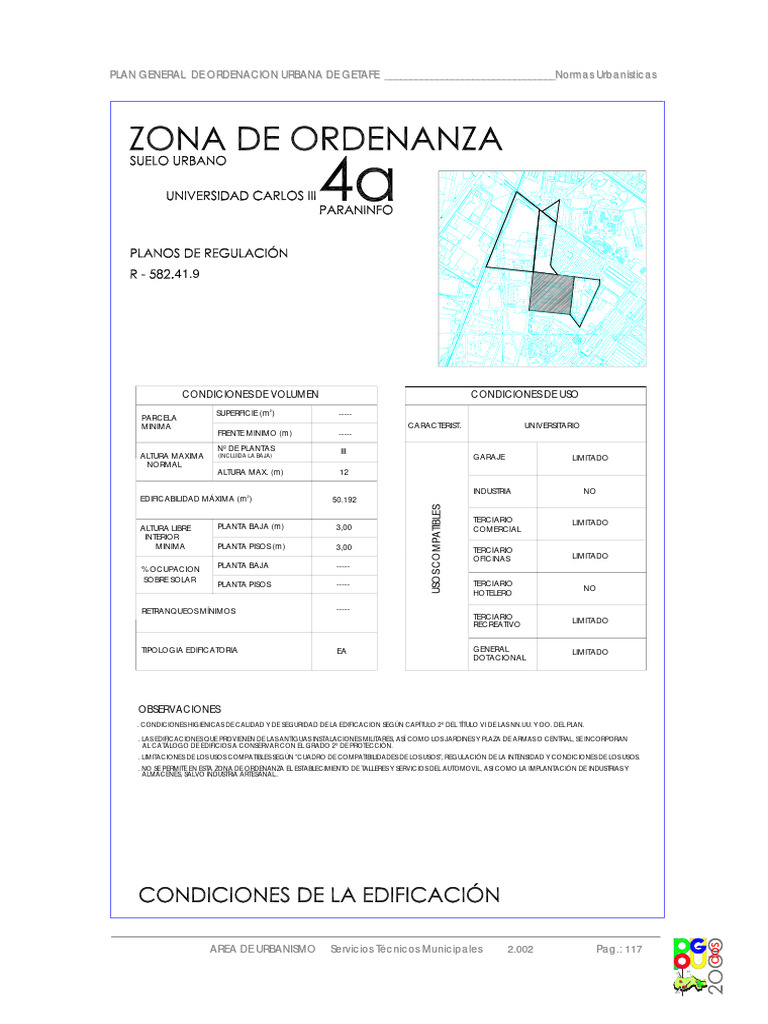 Pgou Getafe 3-Normas-Indice - 2 | Descargar gratis PDF | edificio | Urbanismo
