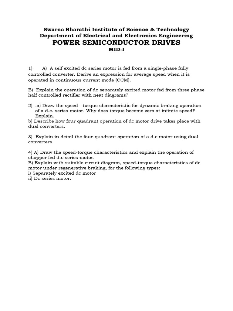 Power Semiconductor Drives | PDF | Computer Engineering | Power (Physics)