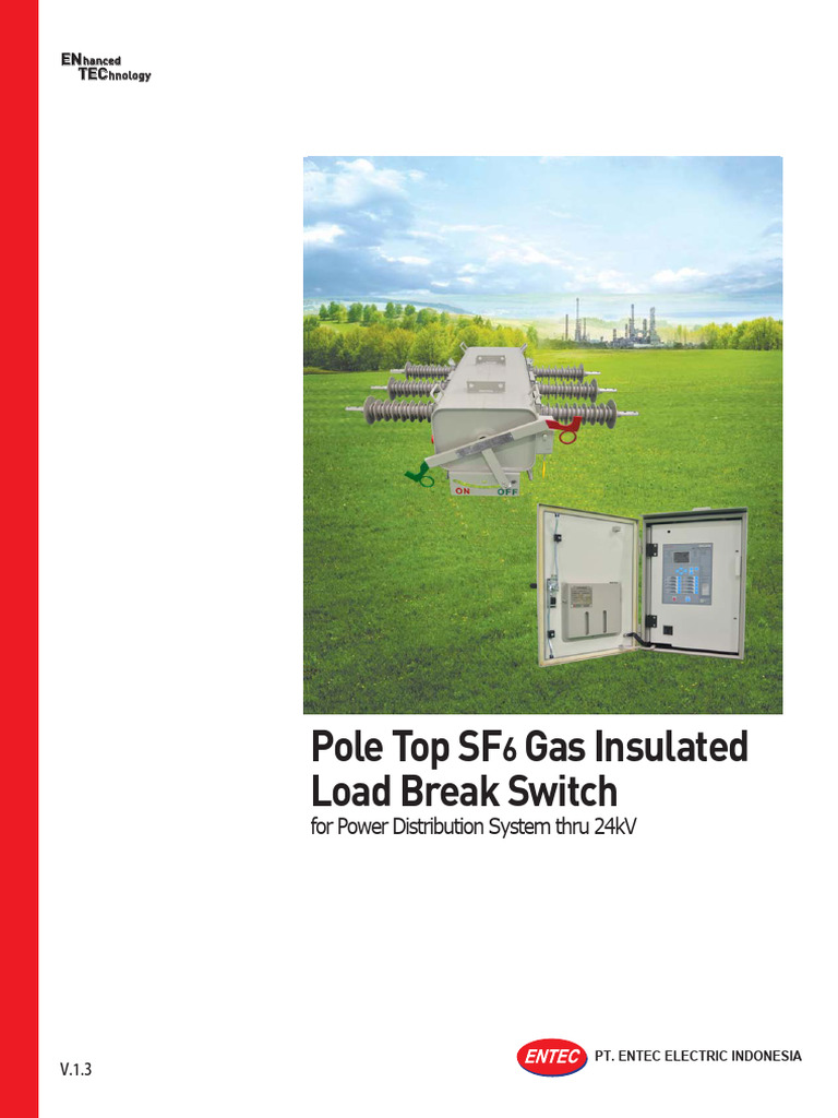 Pole Top sf6 Gas Lbs - Pt. Eei - Rev. 1.3 | PDF | Switch | Programmable ...