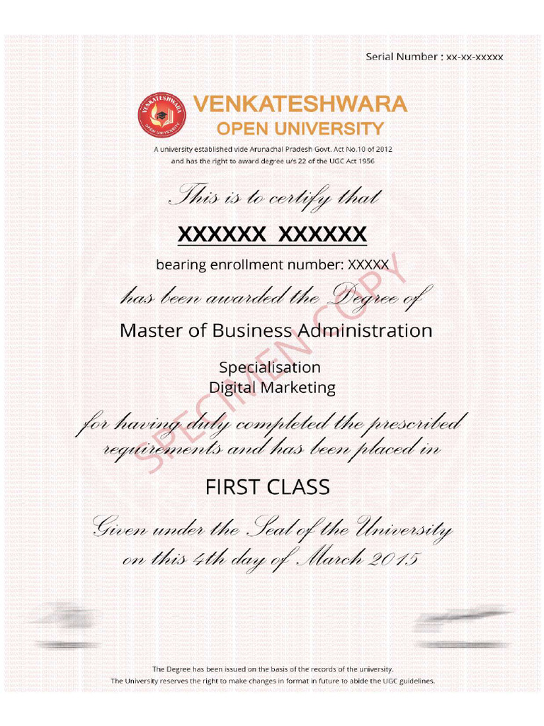 Certificate-mba | PDF
