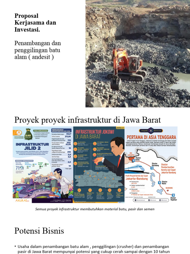 Proposal Investasi Batu Dan Pasir | PDF