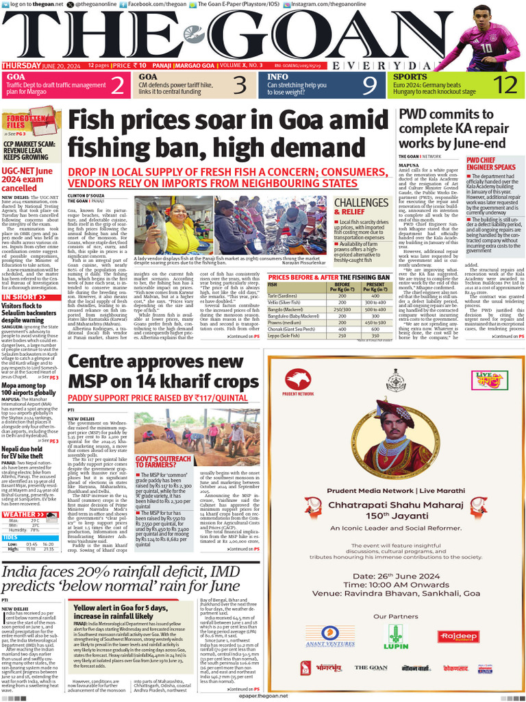 The Goan The Goan | PDF | Rain