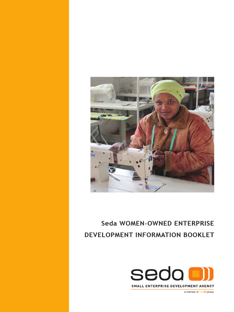 Seda Women Owned Enteprise Developement Information Booklet | PDF ...