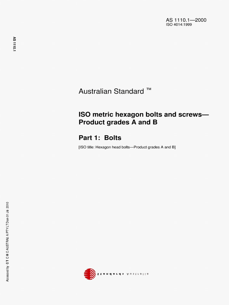 As 1110.1 (2000) | PDF