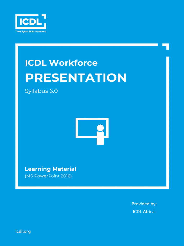 ICDL Presentation 2016 6.0 - ICDL Africa | PDF | Computer File ...