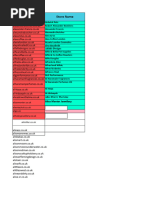 One4all Retail List | PDF | Retail Companies | Retailing