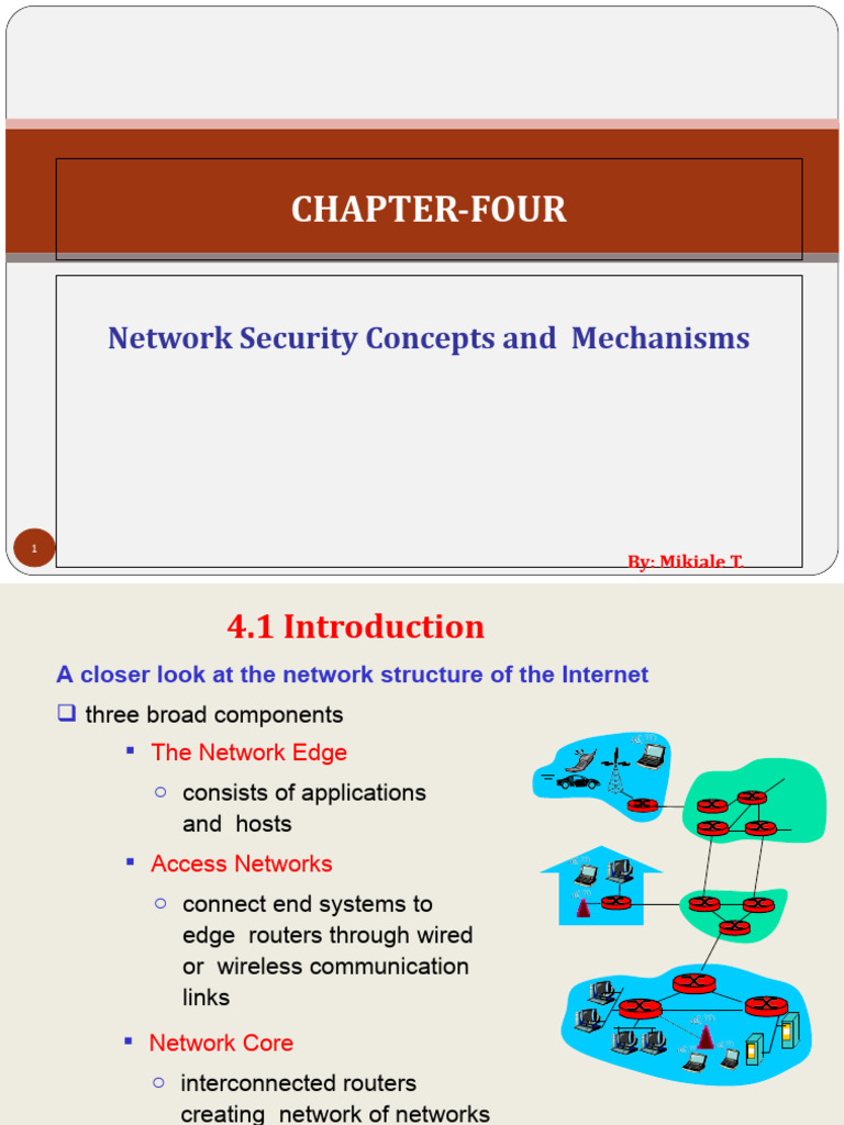 Chapter 4-Network Security | PDF | Transport Layer Security | Computer Network