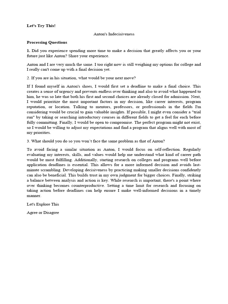 HG Mod 3 Unfinished | PDF | Decision Making | Risk