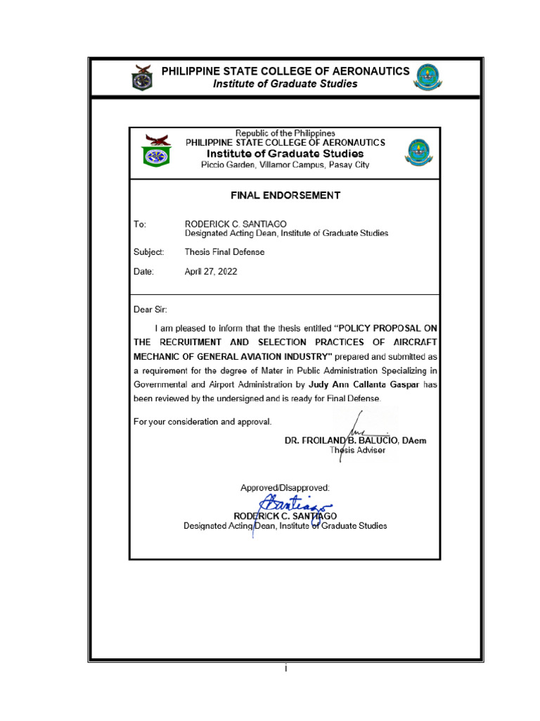 Gaspar Judy Ann Full Manuscript | PDF | Recruitment | Human Resources