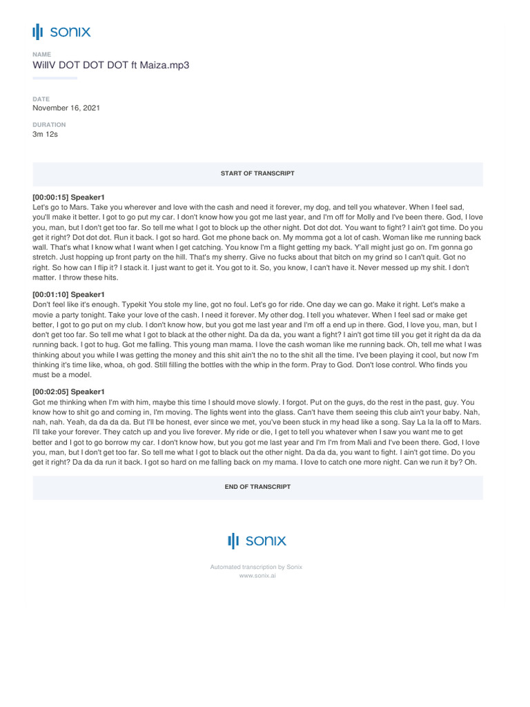 Transcript | PDF | Art