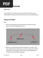 Maya Spline IK Rigging Guide | PDF | Technology & Engineering