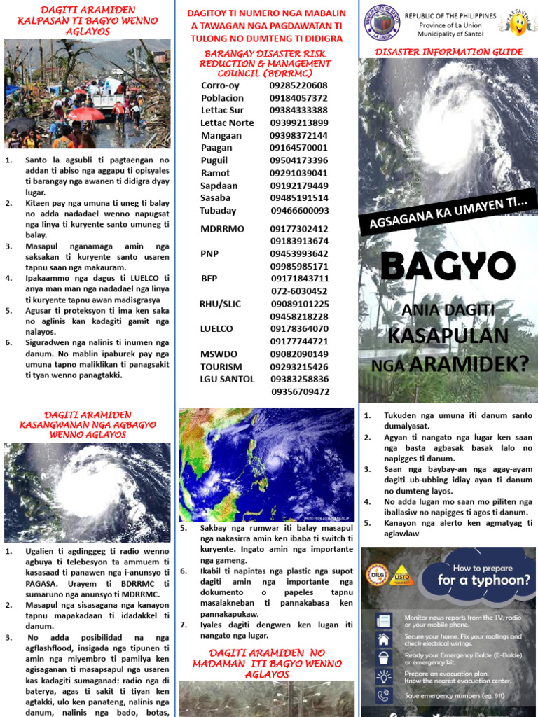 Typhoon MDRRMC Flyers | PDF