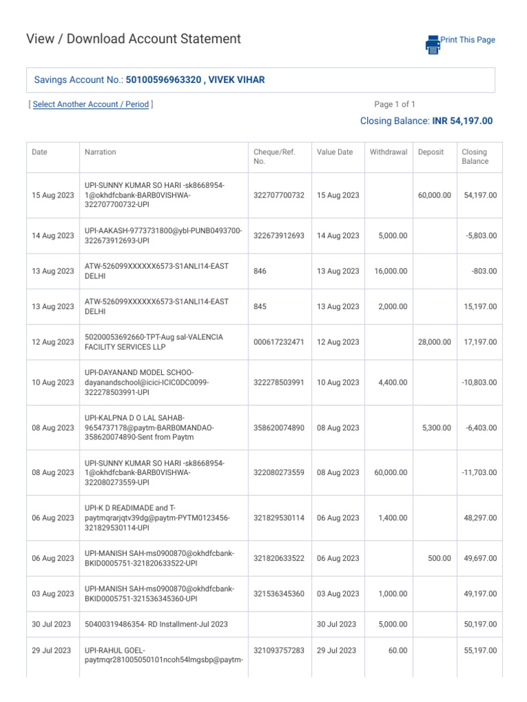 Welcome To HDFC Bank NetBanking | PDF | Banking | Financial Services