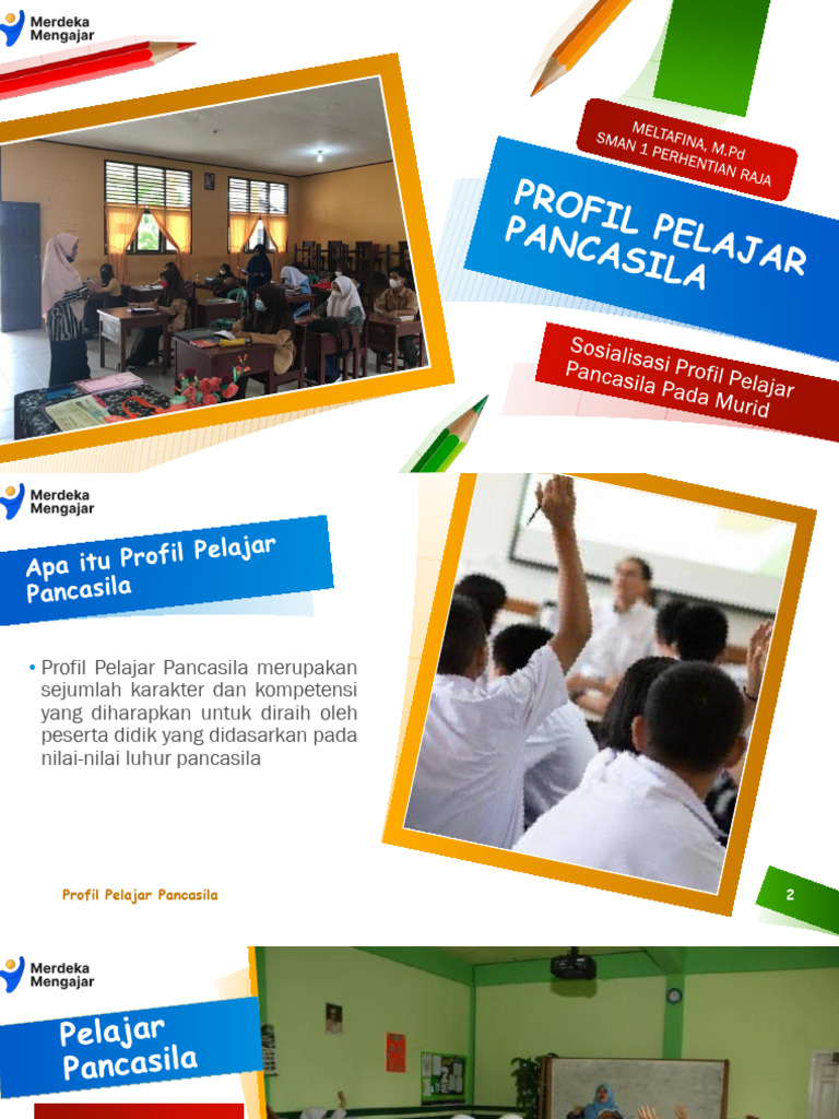 Profil Pelajar Pancasila Meltafina | PDF | Karier & Perkembangan