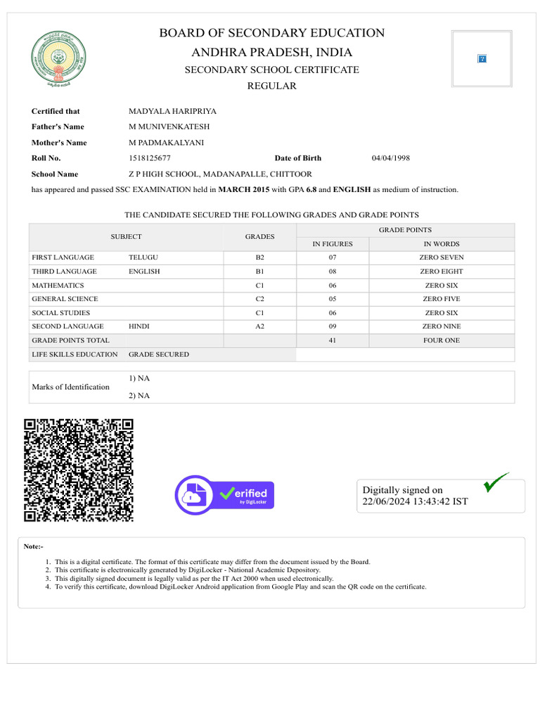 SSC Marks Memo Download | PDF