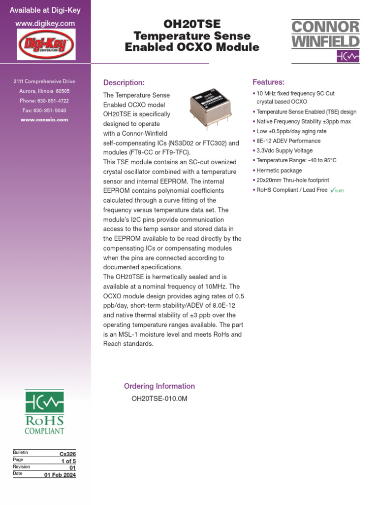 CX 326 | PDF | Parts Per Notation | Electrical Engineering