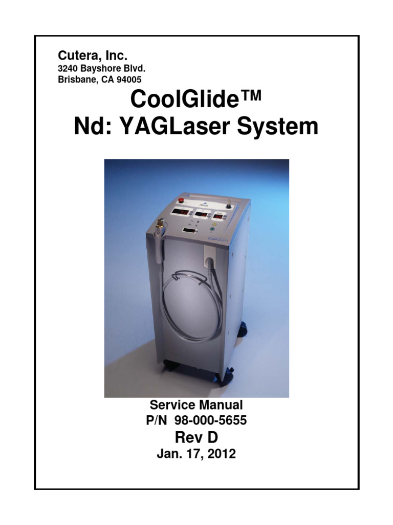 RD Coolglide Service Manual | PDF | Vacuum Tube | Laser