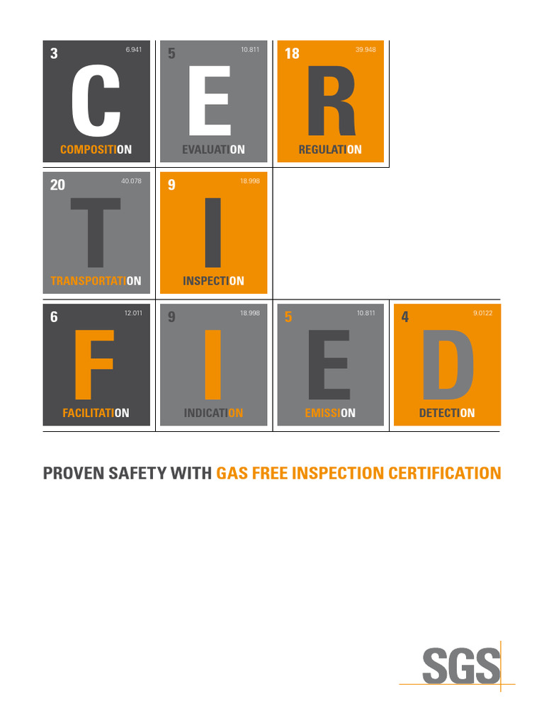 Sgs Ogc Gas Free Inspection A4 Web LR 11 | PDF | Fires | Safety