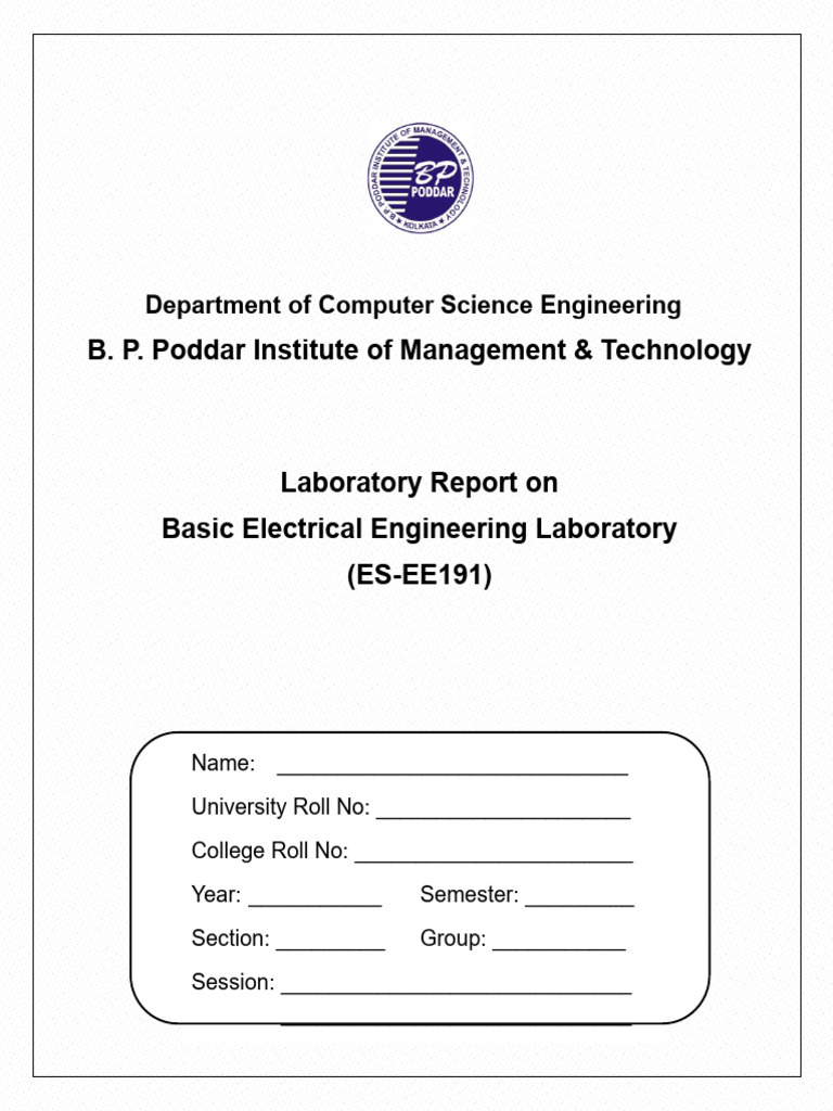 Manual - ES-EE191 - CSE - Student Version | PDF | Transformer | Resonance Manual - ES-EE191 - CSE - Student Version | PDF | Transformer | Resonance