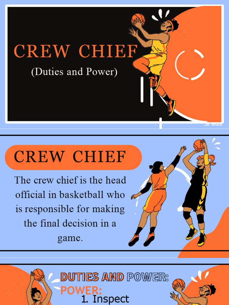 Basketball Crew Chief Responsibilities | PDF