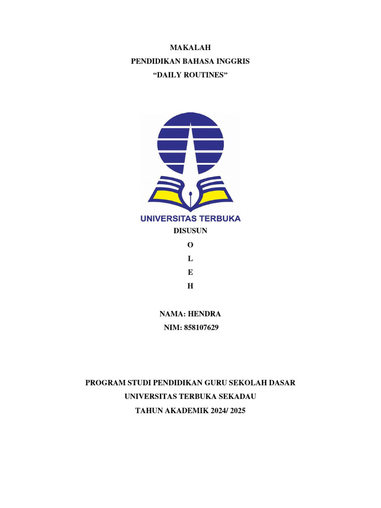 MAKALAH Bahasa Inggris | PDF | Karier & Perkembangan