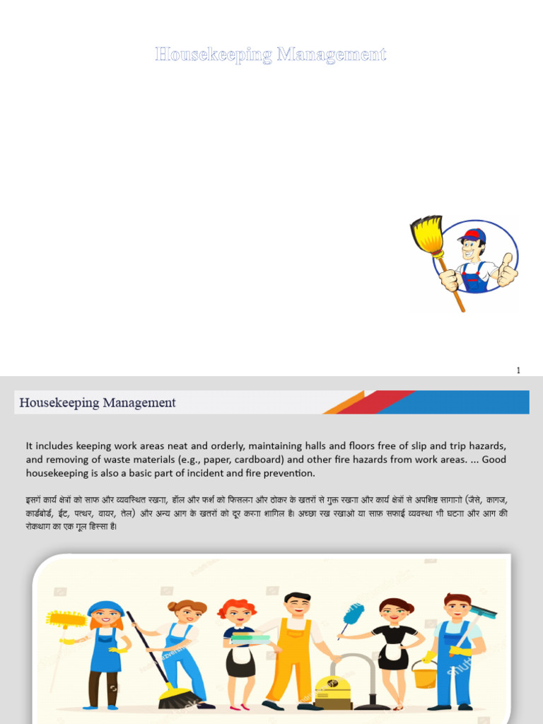 Housekeeping Training Material | PDF