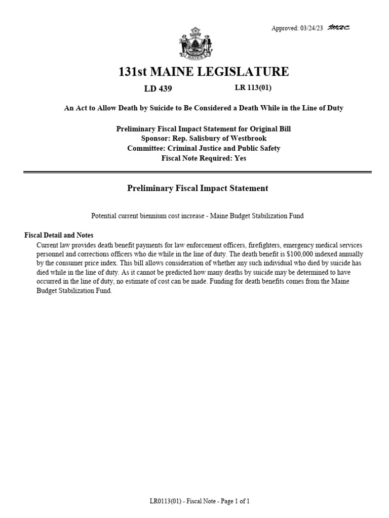 Death Benefits for Suicide in Duty | PDF