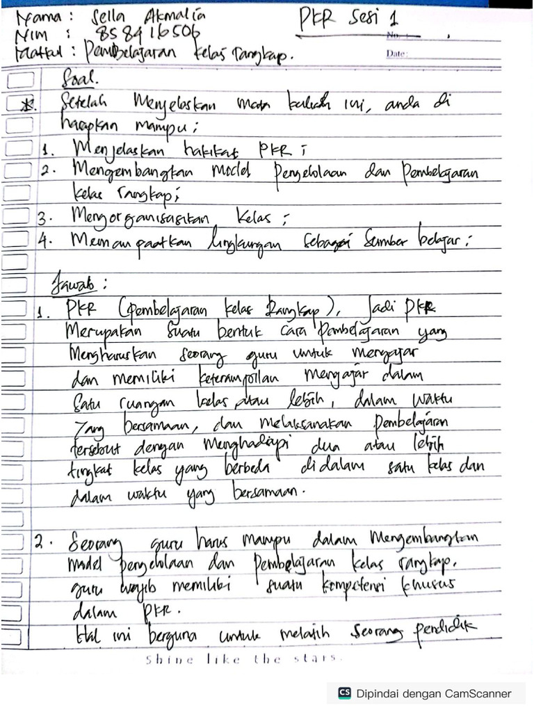 Sella Akmalia - 858416506 - PKR Sesi 1 | PDF