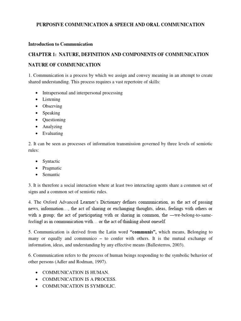 Understanding Communication Basics | PDF | Communication | Nonverbal Communication