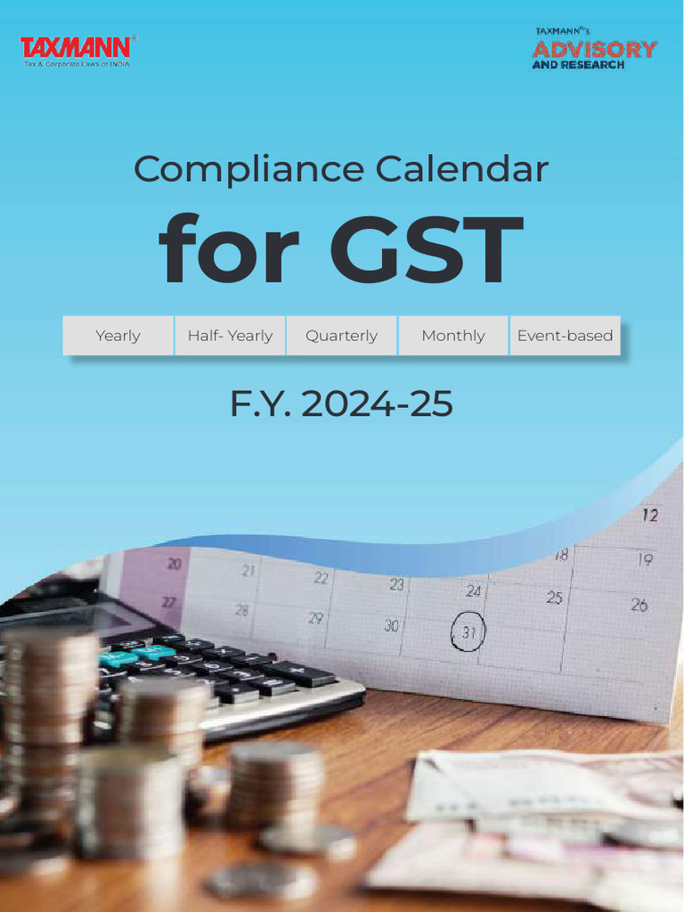 GST Compliance Calendar | PDF | Payments | Economies