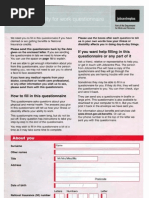 DASH Questionnaire Guide | PDF