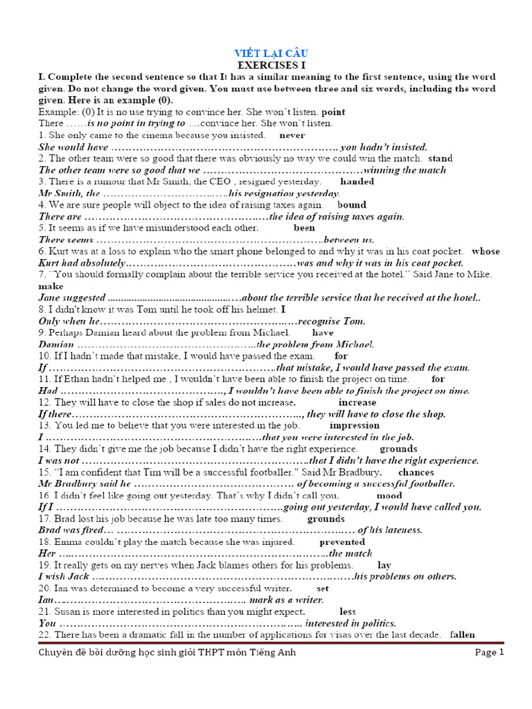 Advanced Rewrite | PDF