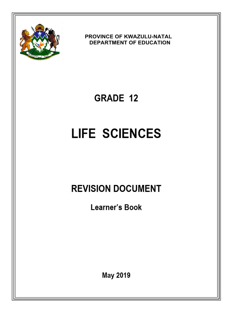 Grade 12 Life Sciences Revision Guide | PDF | Nucleic Acid Sequence | Egg