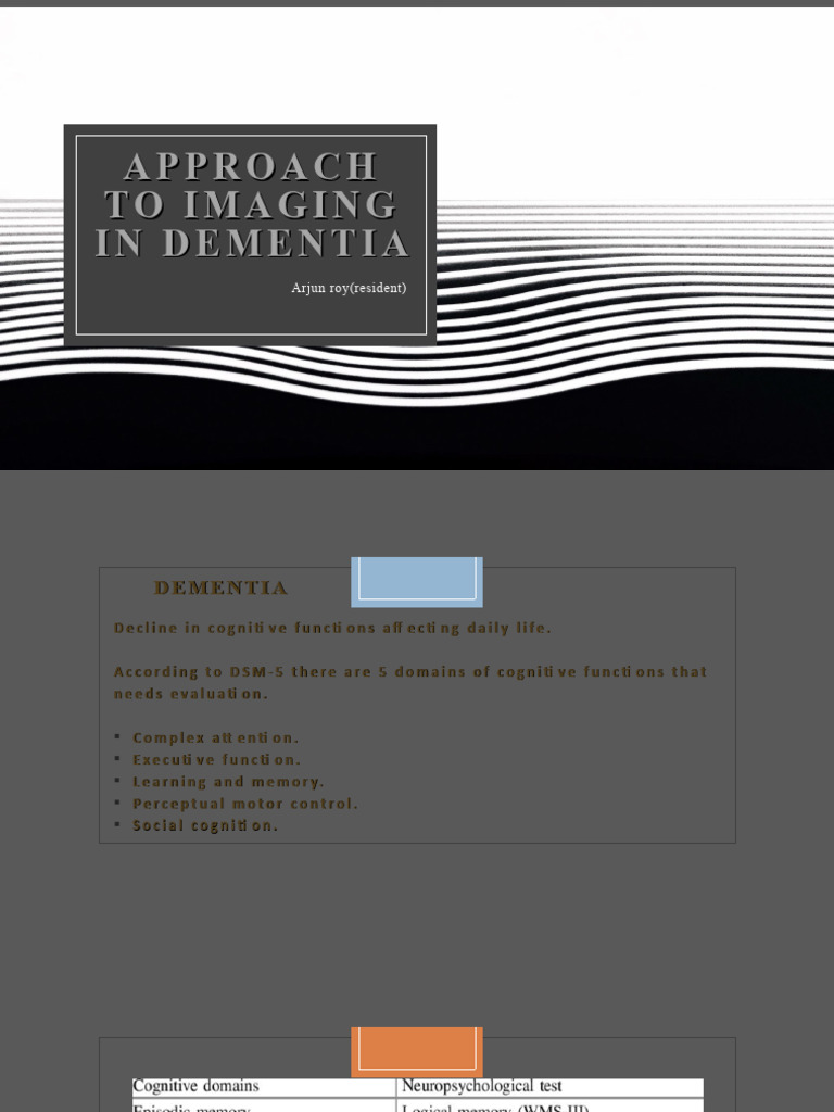 MRI Protocols for Dementia Imaging | PDF | Clinical Medicine | Cerebrum