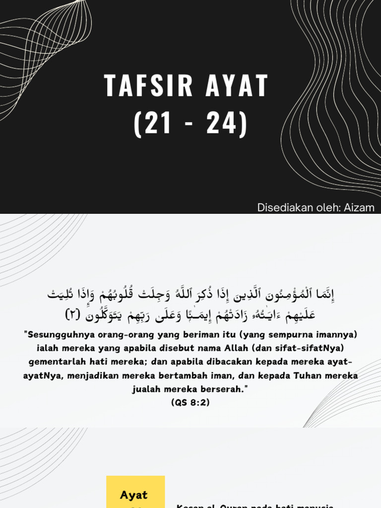 Surah Al Hasyr - Ayat 21 24 | PDF