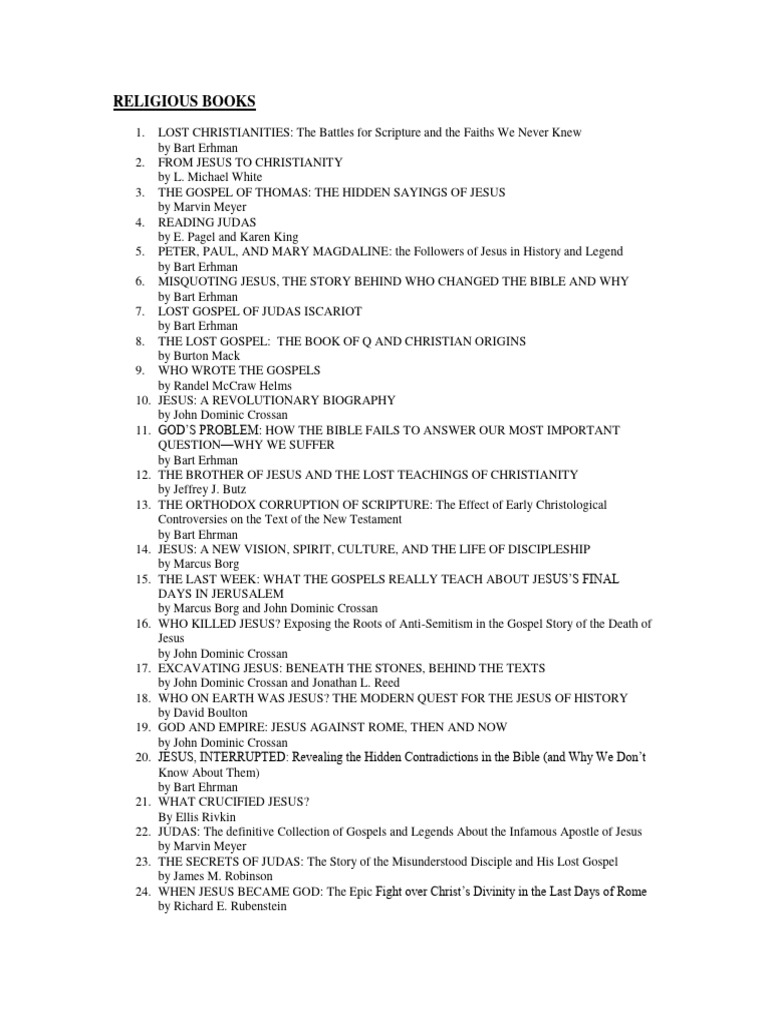 Early Christianity Resources Bibliography | Download Free PDF | Jesus ...