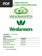 Woolworth Strategic Management | PDF | Strategic Management | Supermarket
