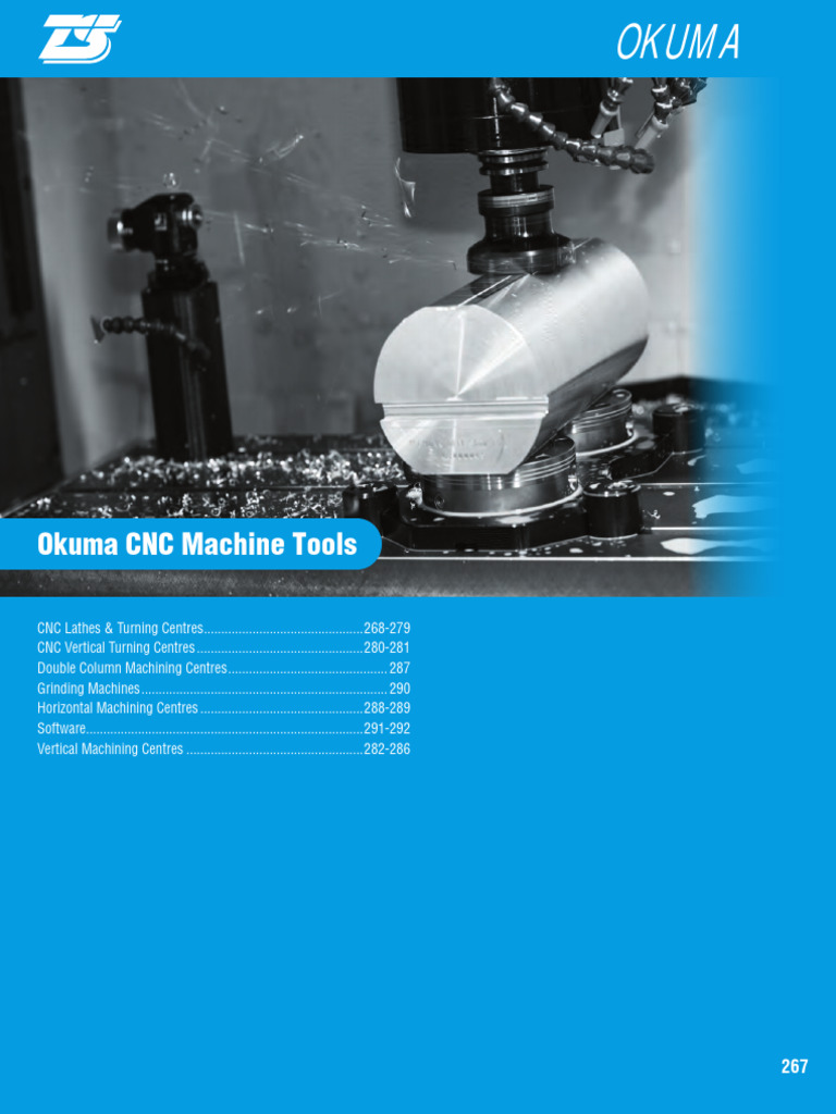 Okuma CNC Lathes and Machine Tools | PDF | Mechanical Engineering ...