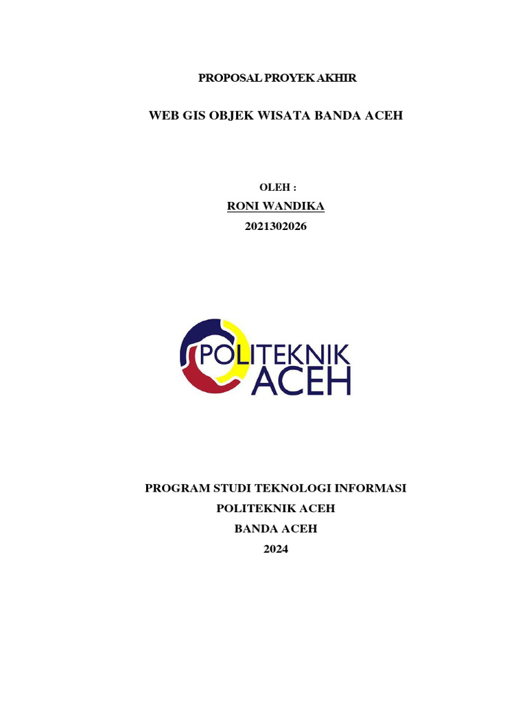 Proposal Proyek Akhir (2024) | PDF