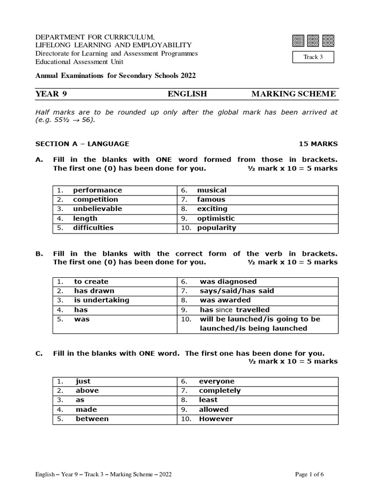 English Yr09 tr3 Ms 2022 | PDF | Poetry | Rhyme