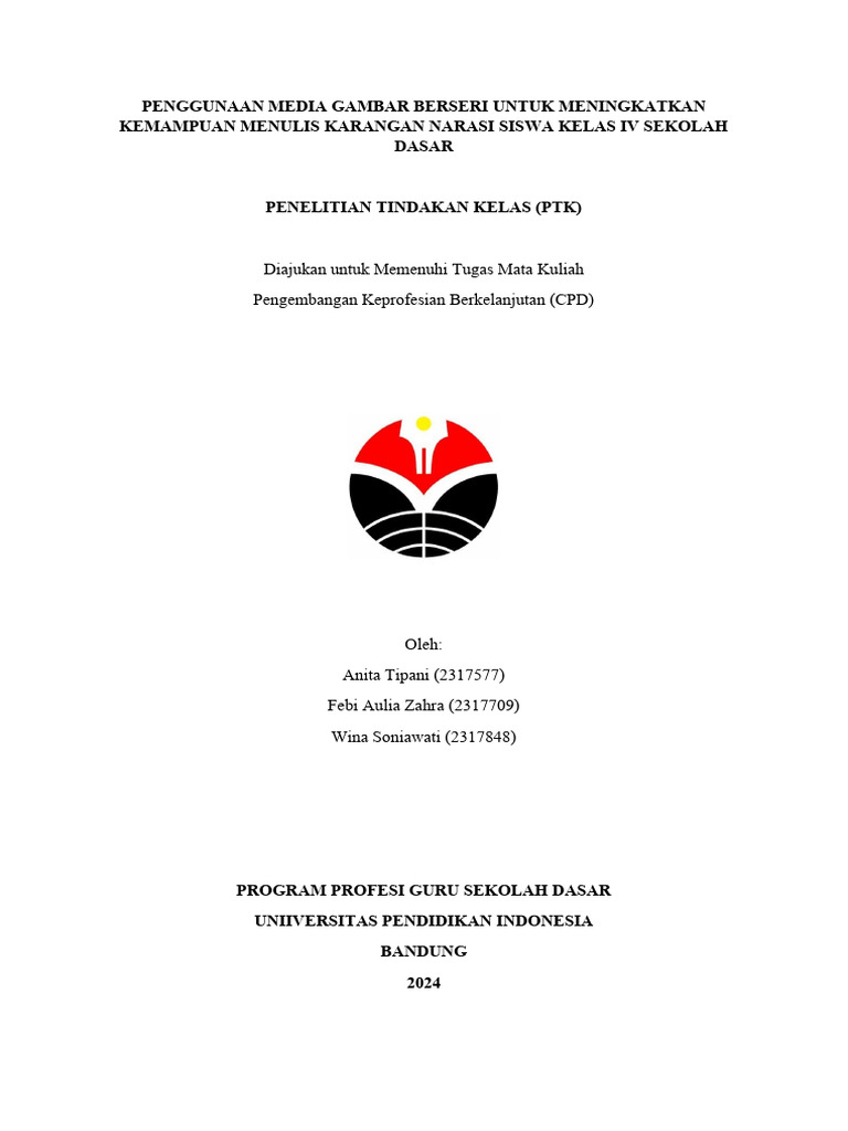 Proposal PTK - CPD - SD Labschool UPI REV | PDF