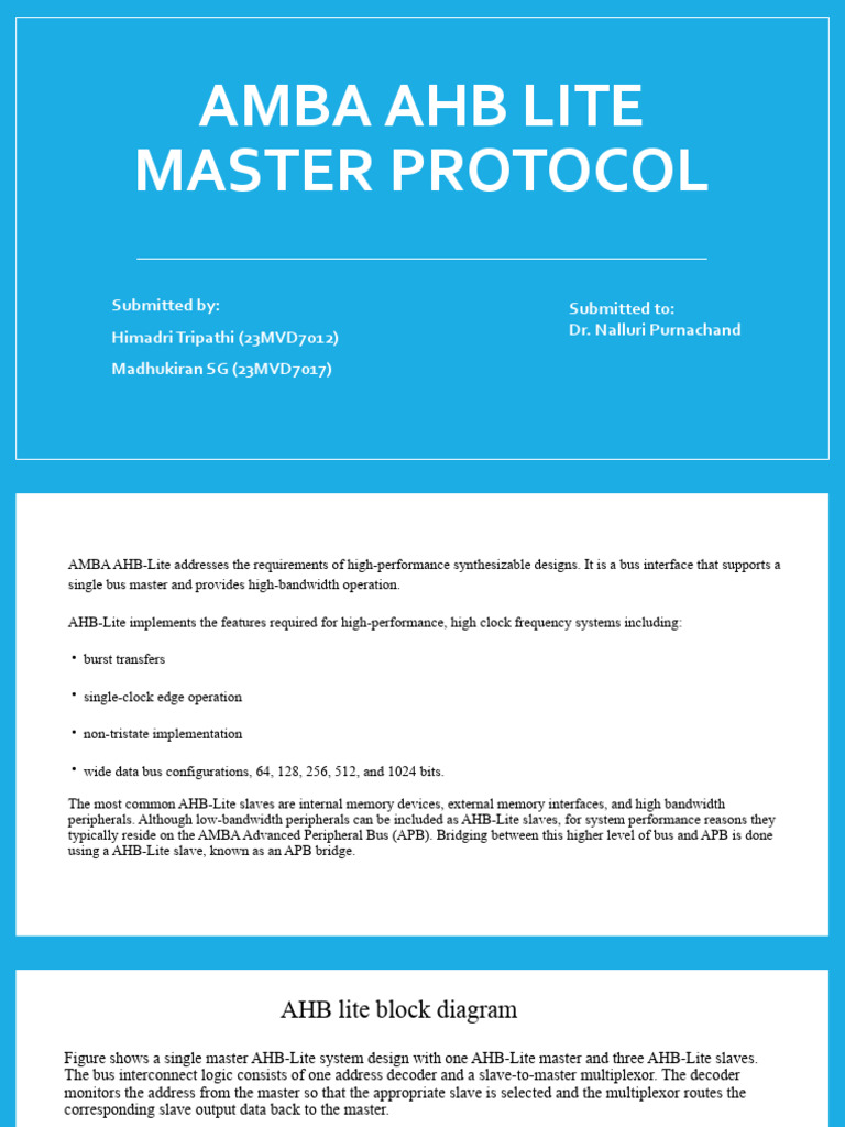 Soc Assignment 2 AHB | PDF | Digital Technology | Data Transmission