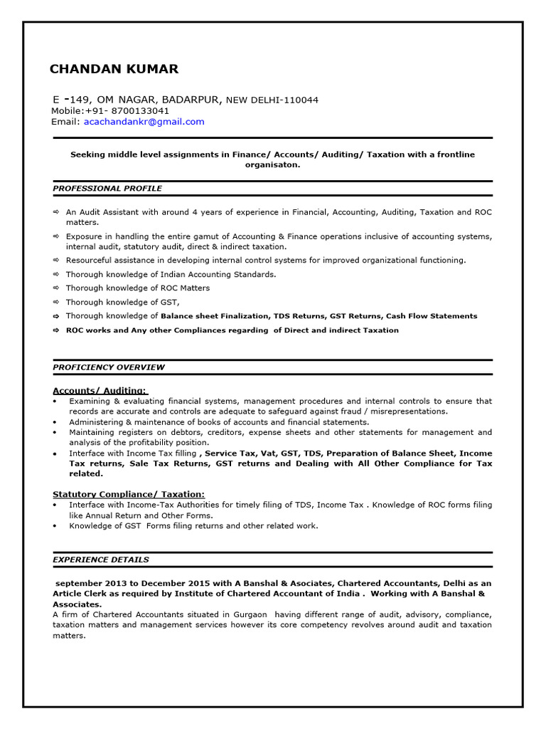 Chandan kumar | Download Free PDF | Taxes | Audit