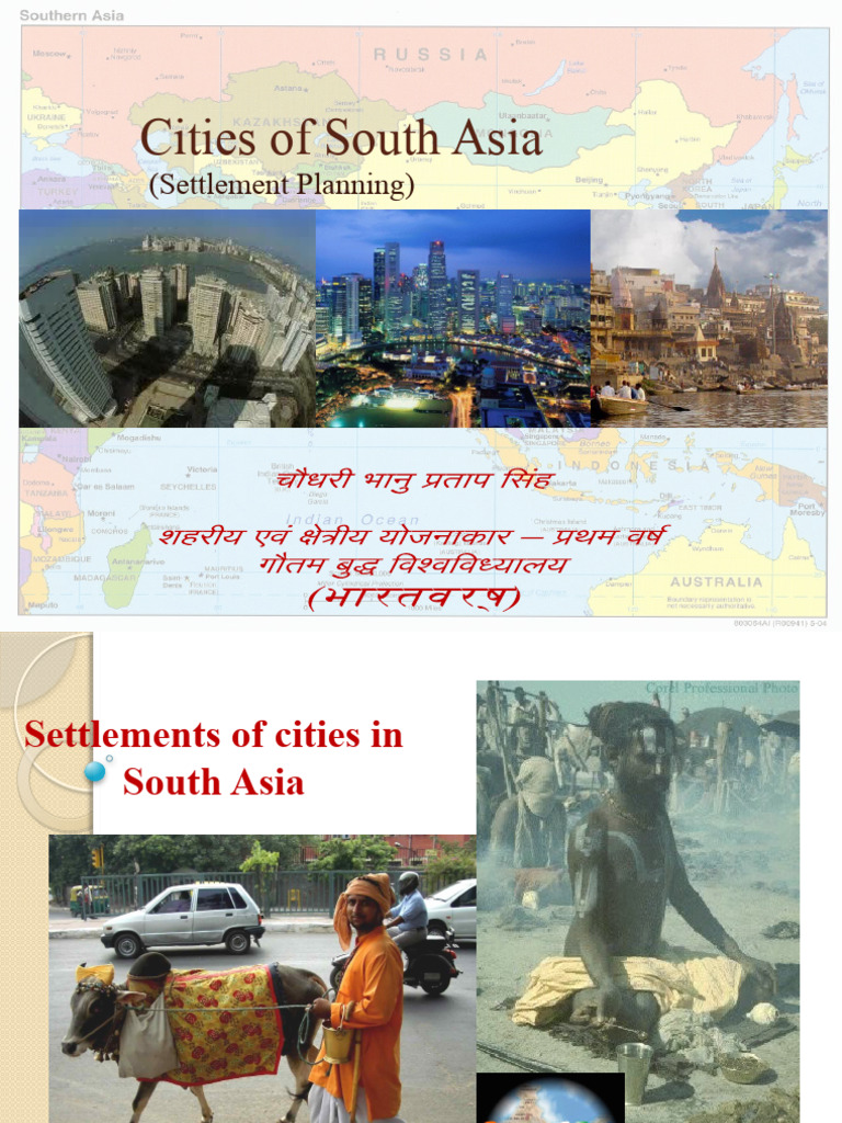 Settlement Planning: Cities of South Asia | PDF | Human Development ...